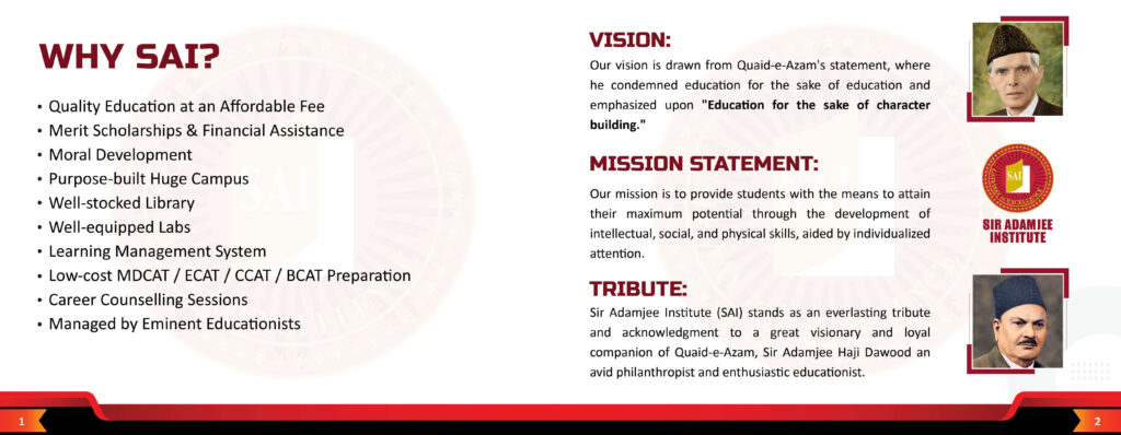 Sir Adamjee Institute – Intermediate College – Separate classes for ...